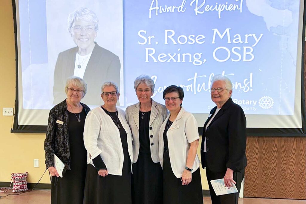 Sister Rose Mary Rexing named 2023 ATHENA Award winner. » Sisters of St ...